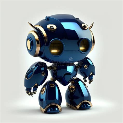 Adorable Mini Robot Stock Illustration Illustration Of Robotic 273178064