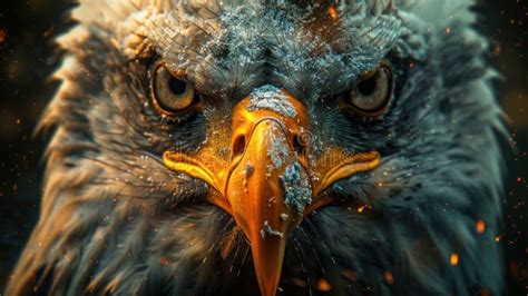 Stunning American Bald Eagle Rendered With Generative Ai Technology