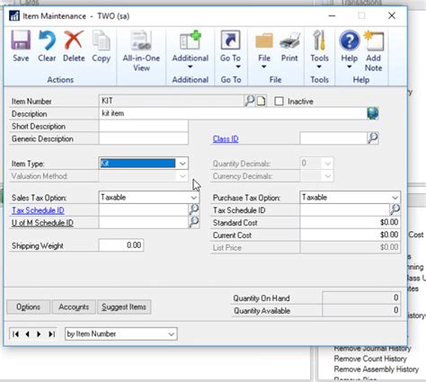 Inventory Management In Microsoft Dynamics Gp Kits V Assemblies Stoneridge Software