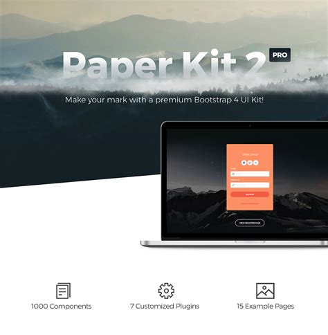 Paper Kit 2 Premium Bootstrap 4 Ui Kit On Behance