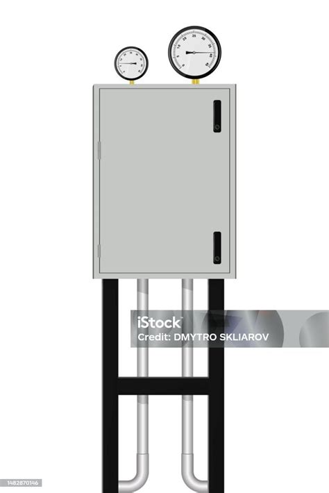 Gas Equipment Pipelinegas Pipeline Vector Graphics Stock Illustration Download Image Now Istock