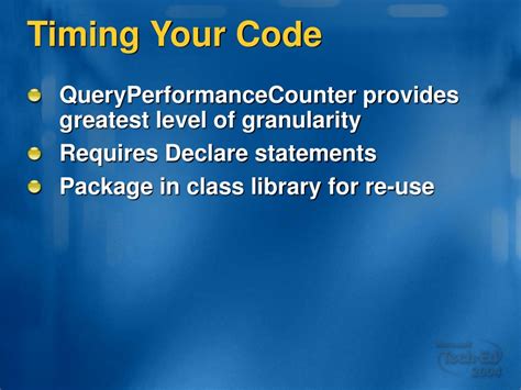 Ppt Dev340 Visual Basic Tips And Tricks For Optimizing Your