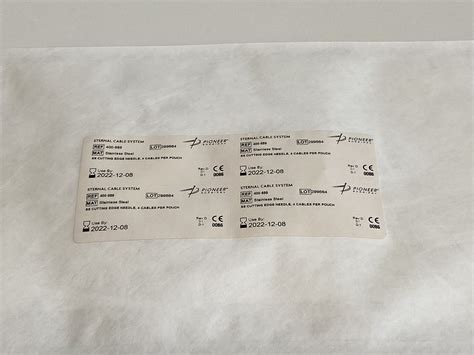 New Pioneer Box Of 5 Sternal Cable System 400 689 Exp2022 12 B4 400