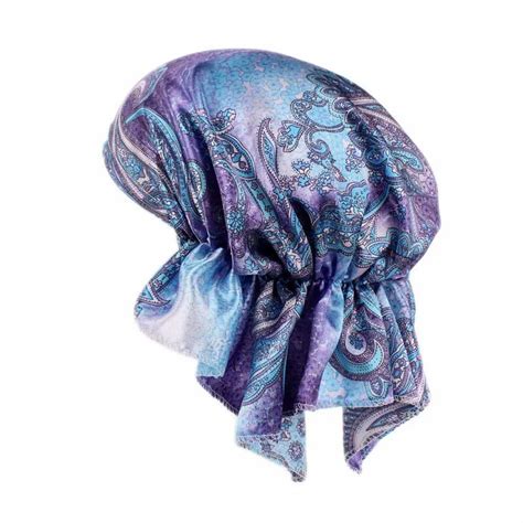 Мусульманская женская мягкая шелковая Шапка-тюрбан банданы шарф ...