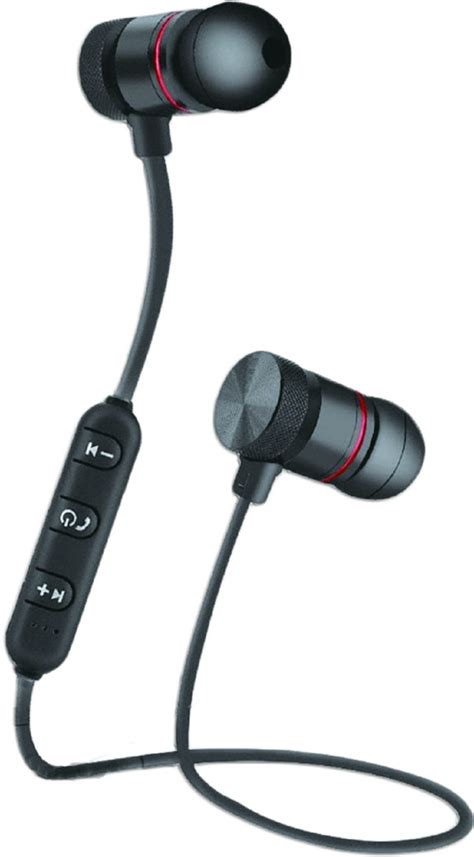 Наушники Внутриканальные Perfeo черные Bluetooth гарнитура с микрофоном внутриканальные