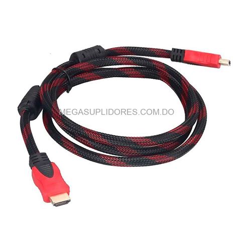 Cable Hdmi 5 Pies 15 Metros Con Doble Filtro Y Trenzado