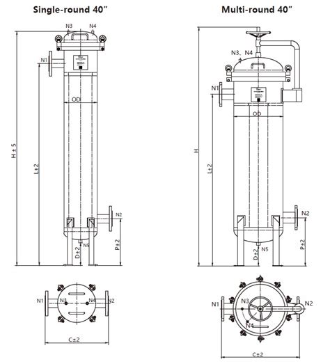 M Series High Flow Filter Housings Total Filtration Solutions Darlly Filtration