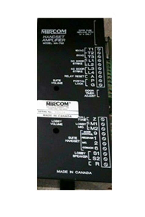 Amplifier Ma 792 Intercom Alpha Intercom Your Security Distributor Since 1986