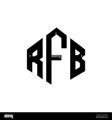 Rfb Letter Logo Design With Polygon Shape Rfb Polygon And Cube Shape Logo Design Rfb Hexagon