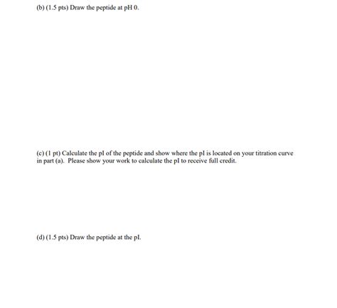 Solved 1 5 Pts Total Consider The Peptide Shipy A