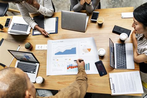 Fotos Gratis Logro Análisis Reunión Creativa Negocio Plan De