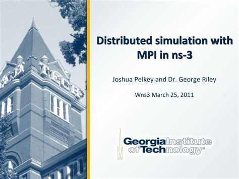 Ppt Distributed Simulation With Mpi In Ns 3 Powerpoint Presentation