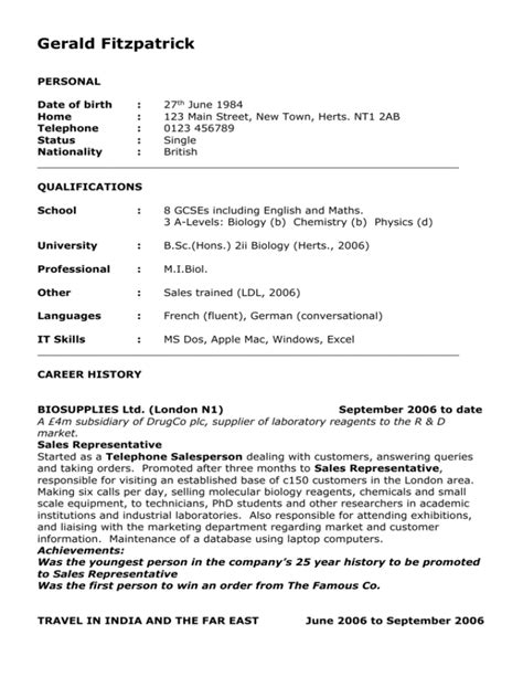 Mock Cv Seltek Consultants