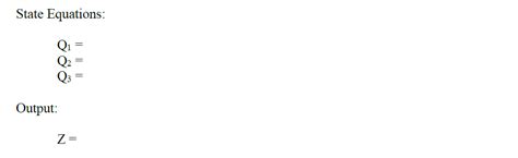 Solved 26 1 Analyze The Following Sequential Circuit And Complete