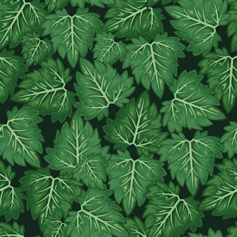 Leaf Vector Pattern Background Fastcode Space