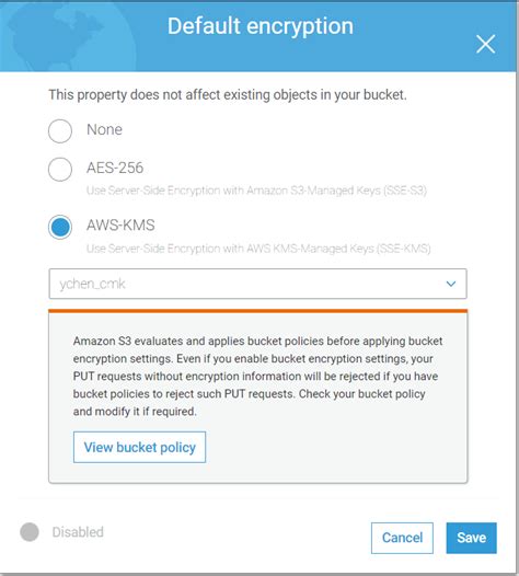 Setting Up Sse Kms For Your S3 Bucket Talend Components Help
