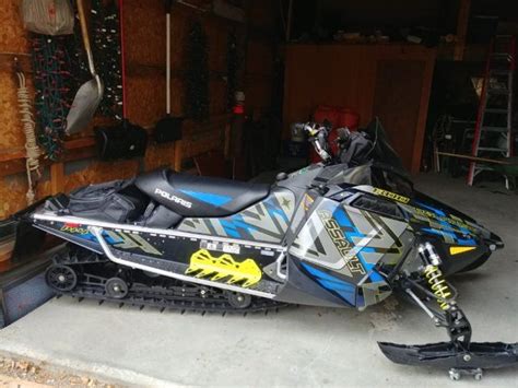 2016 Polaris 800 Switchback Assault Dominator 400 Miles Claz