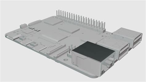 3d Raspberry Pi 5 Model Turbosquid 2138460
