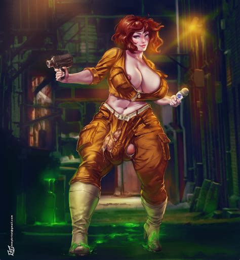 Rule 34 1futa April Oneil April Oneil Tmnt 1987 Balls Breasts