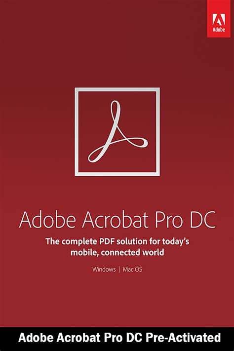 Adobe Acrobat Pro Dc Pre Activated Repacklab