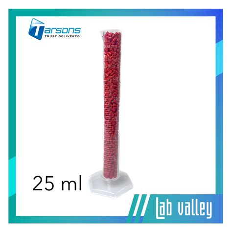 กระบอกตวงพลาสติก เนื้อขาวขุ่น Cylinder Plastic Pp แล็ป วัลเล่ย์