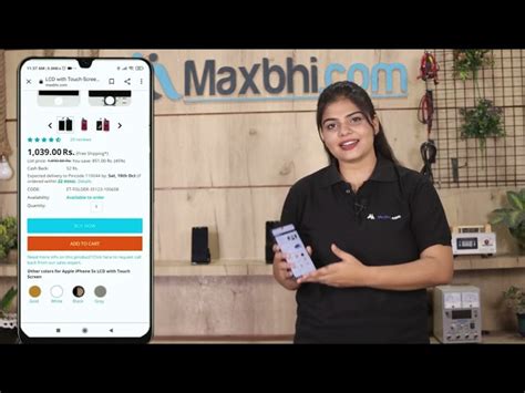 Lcd Frame Middle Chassis For Tecno Spark C Blue By Maxbhi Com