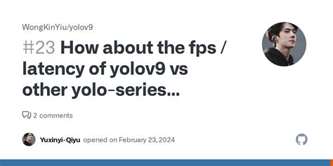 How About The Fps Latency Of Yolov9 Vs Other Yolo Series Network