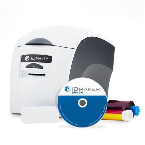 Buy Id Maker Card Printer Machine And Supply Kit For Badge Printing