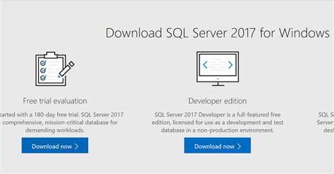 Hodentekmsss Download Sql Server 2017 Developer Edition And Test Drive