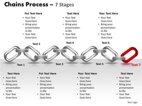Chains Process 7 Stages Powerpoint Slides And Ppt Templates 0412 PowerPoint Slides Diagrams