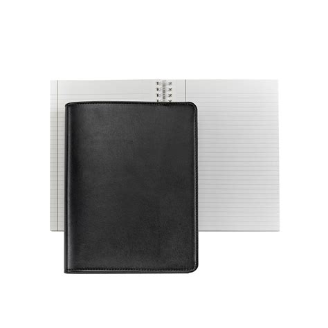 9 Leather Refillable Wire O Notebook