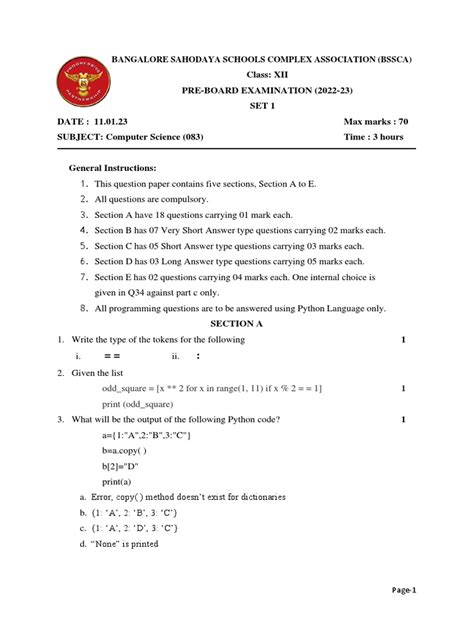 Set 1 Pdf Pdf Control Flow Parameter Computer Programming