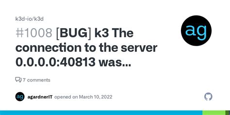 [bug] k3 the connection to the server 0 0 0 0 40813 was refused · issue