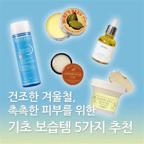 건조한 겨울철 촉촉한 피부를 위한 보습템 5가지 추천♡ 언니의파우치 커뮤니티
