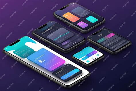 Premium Photo Mobile Ui Ux Concept Illustration