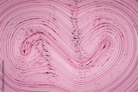 Texture Of Pink Garbage Bag Roll Stock Photo Adobe Stock