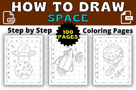 How To Draw Space Step By Step Graphic By Pro Designs Creative Fabrica