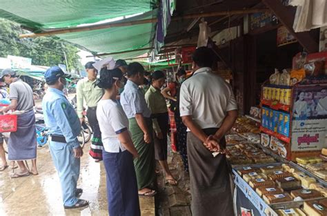 အိမ်မဲမြို့မစျေးကြီးအတွင်းရှိ ဆေးဝါးများနှင့် စားသောက်ကုန်များအား Fda မ