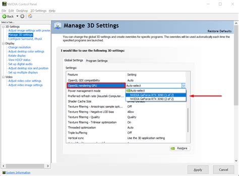 Important Settings For Windows And Nvidia Control Panel Chaos Help Center
