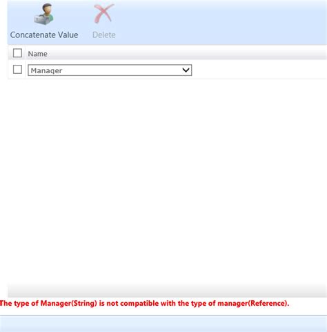 Data Type Mismatch Bw In Mim Sync While Adding In Export Flows Of