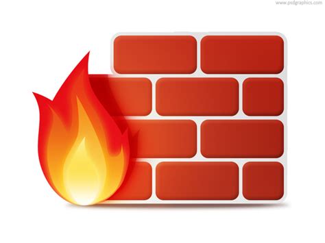 Firewall Icon Psd Psdgraphics