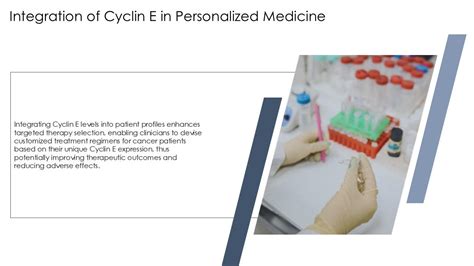 Integration Of Cyclin E In Personalized Medicine Ppt Template St Ai Ss Ppt Sample