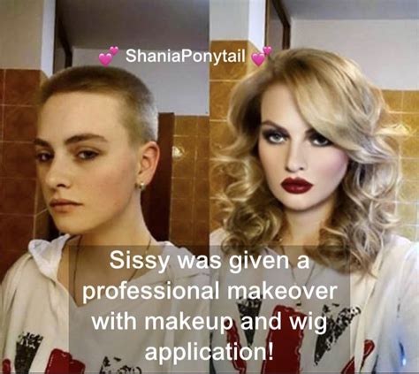 Transformation Feminine Makeover Girly Makeup Female Led Relationship Buzz Cut