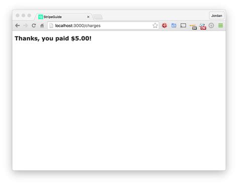How To Integrate Stripe Payments In A Rails Application Charges