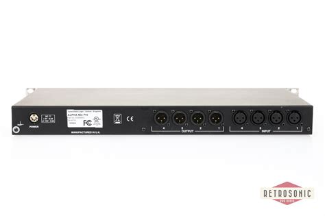 Solid State Logic Ssl Xlogic Alpha Vhd Pre 4 Ch Mic Pre 1