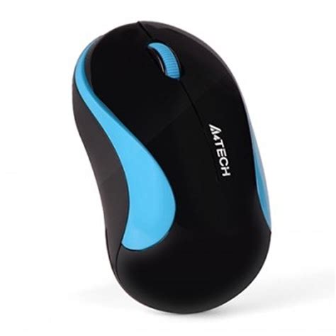 A TECH G N Black Blue Wireless Mouse Mouses Computer Accessories ShoppersBD