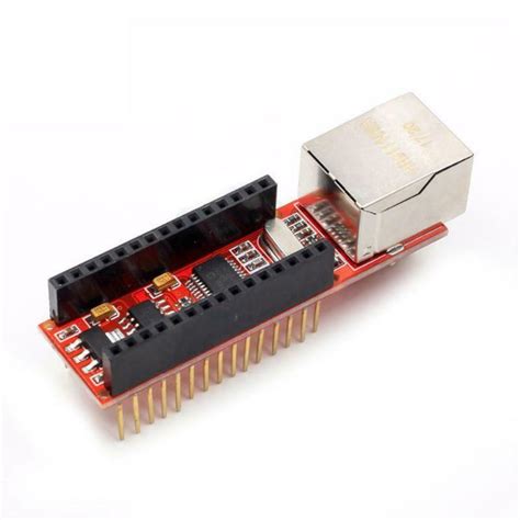 enc28j60 mini ethernet shield lan network module for arduino nano v3 s
