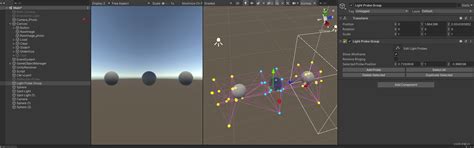 Unity灯光二：reflectionprobe反射探针与lightprobegroup光照探针组unity Select