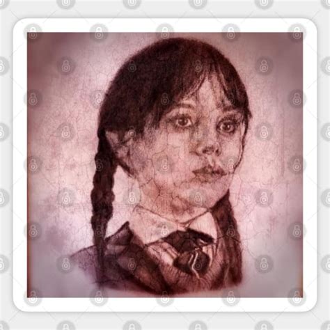 Wednesday Addams Wednesday Addams Sticker Teepublic