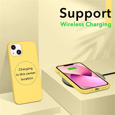 Ornarto Compatible With Iphone 13 Case 6 1 Slim Liquid Silicone 3